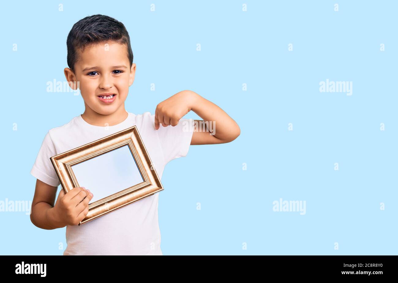 Child Pointing To Self
