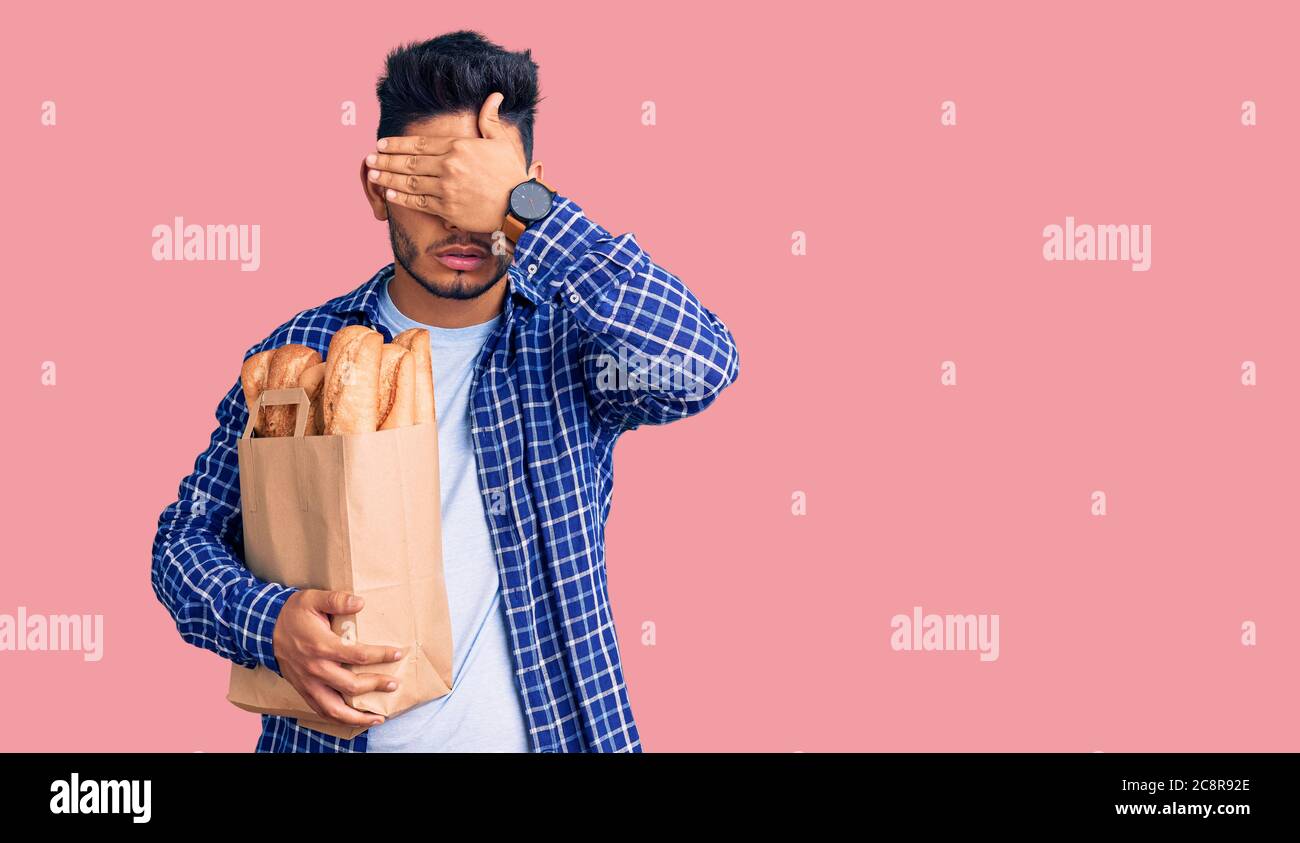 Sad looking paper bag head hi-res stock photography and images - Alamy
