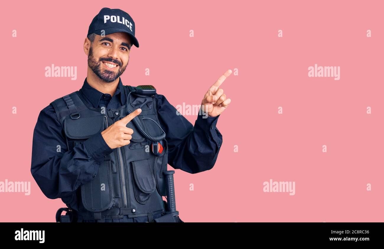 Police officer smiling at camera hi-res stock photography and images ...