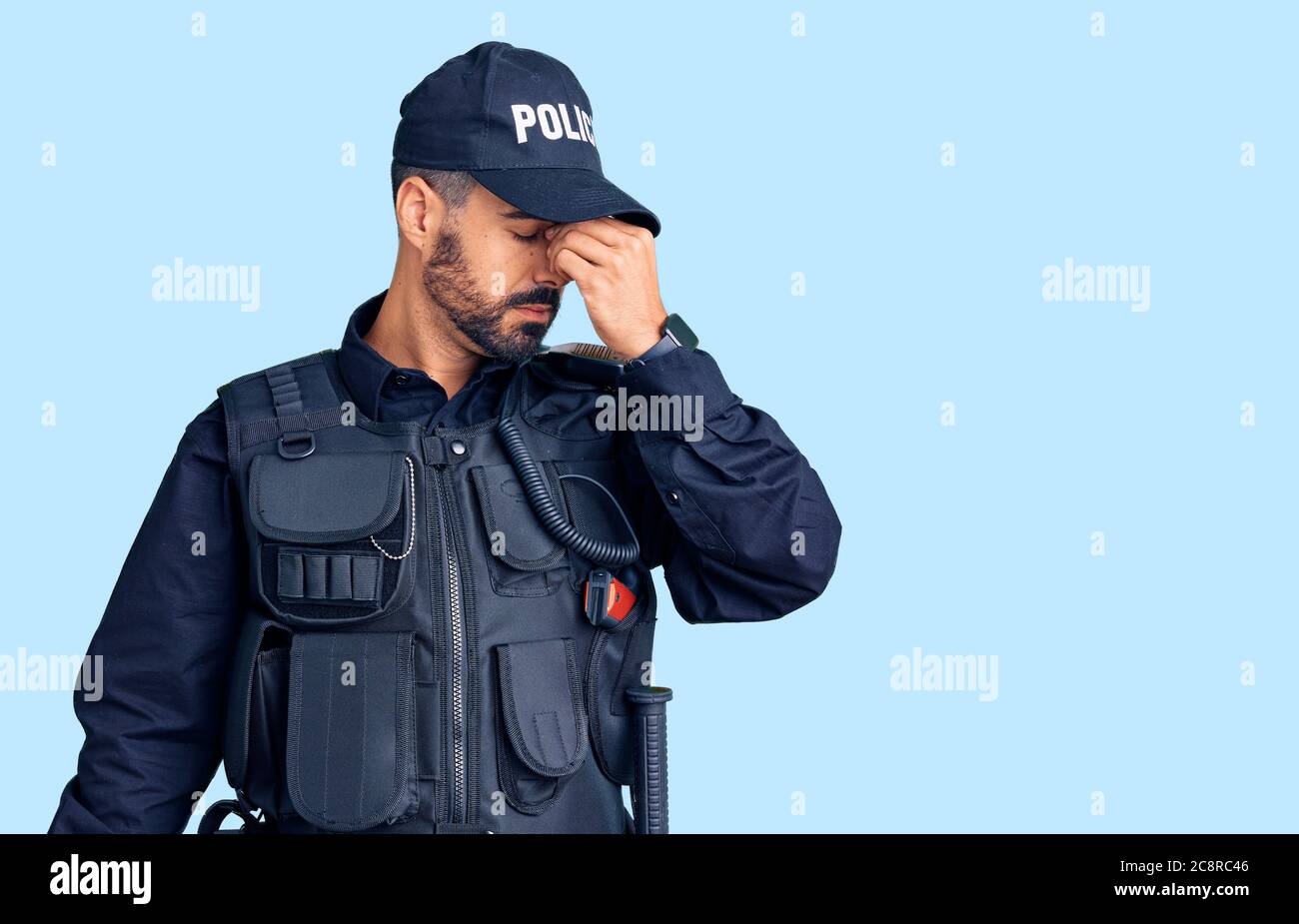 Bored policeman hi-res stock photography and images - Alamy