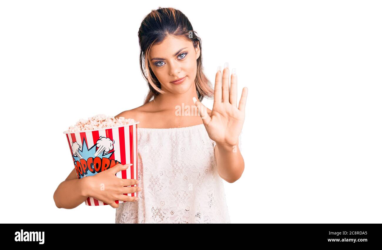 Hand palm popcorn hi-res stock photography and images - Alamy