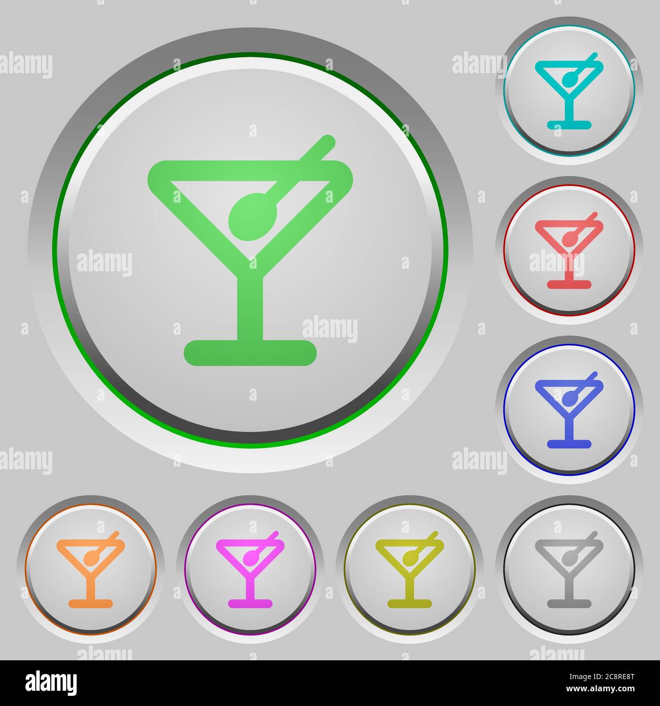 Blue color cocktail lime Stock Vector Images - Alamy