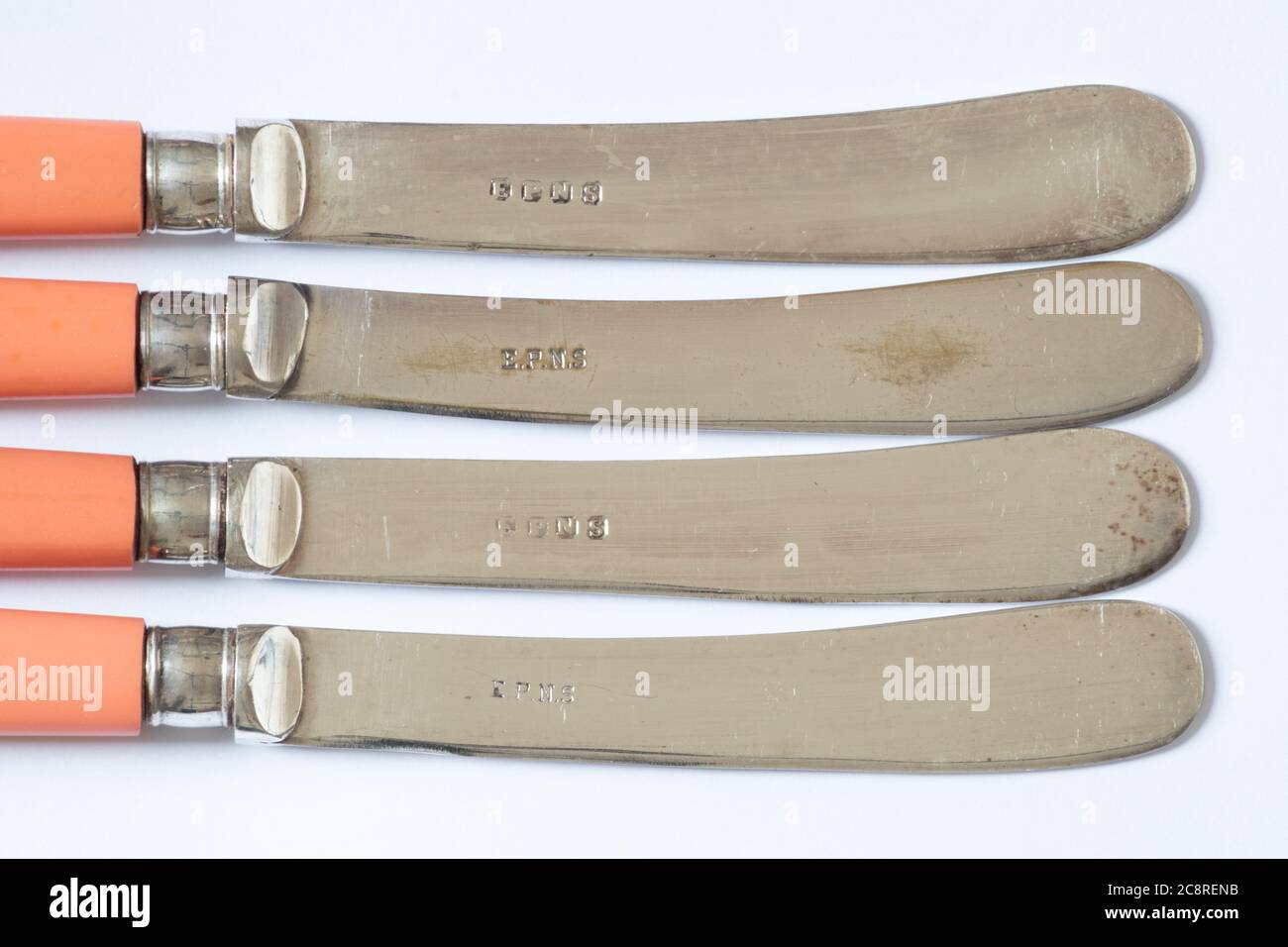 Vintage EPNS Electro Plated Nickel Silver cutlery Stock Photo - Alamy