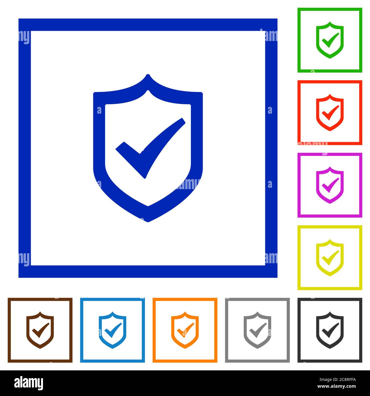 Red guard square Cut Out Stock Images & Pictures - Alamy