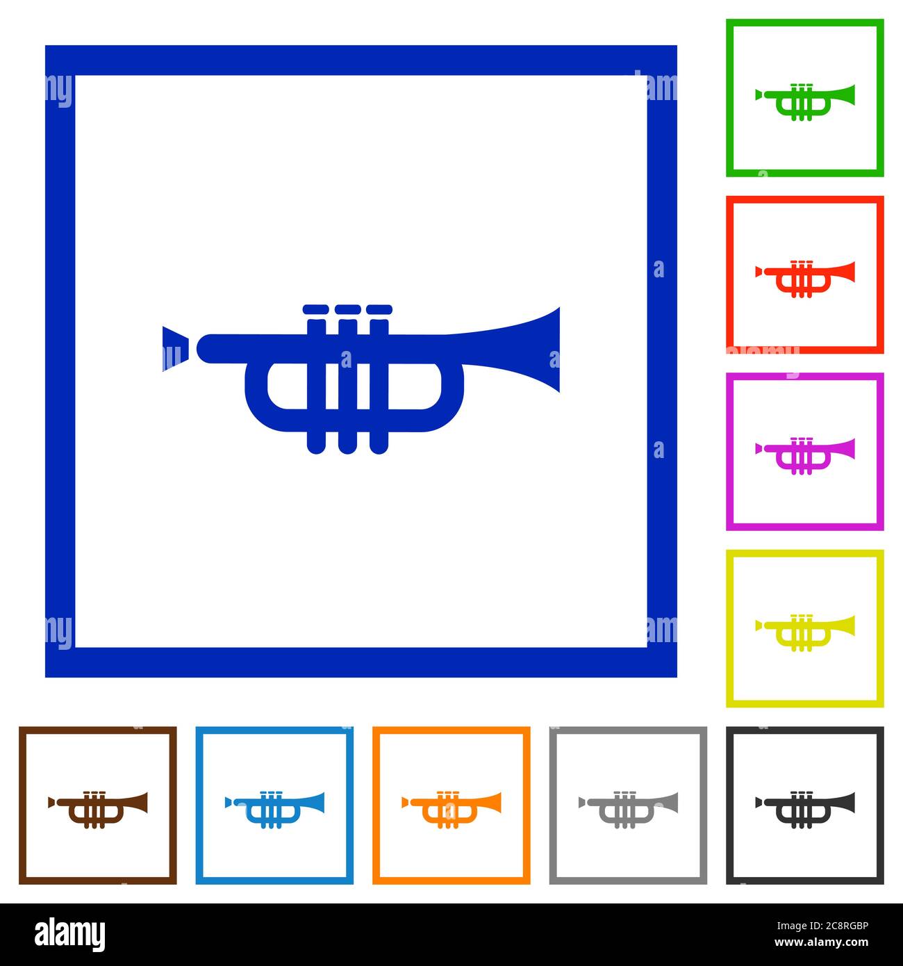 Framed art music Cut Out Stock Images & Pictures - Alamy