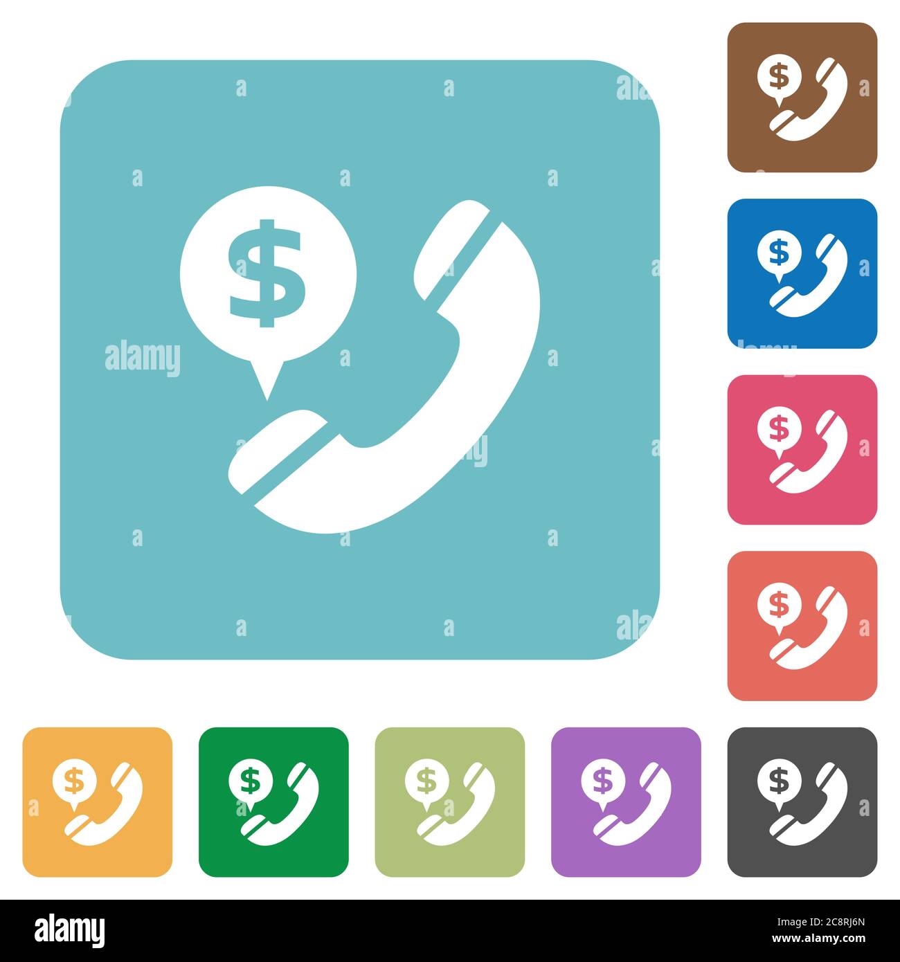 Phone call bill Stock Vector Images - Alamy