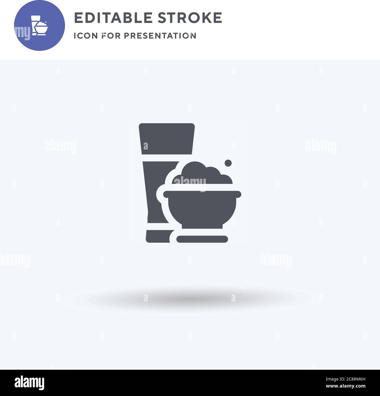 Malt icon vector, filled flat sign, solid pictogram isolated on white ...
