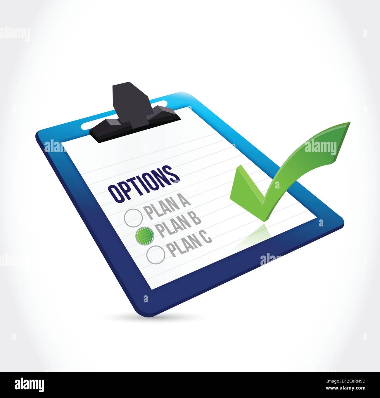 Clipboard plan check mark illustration design over a white background ...