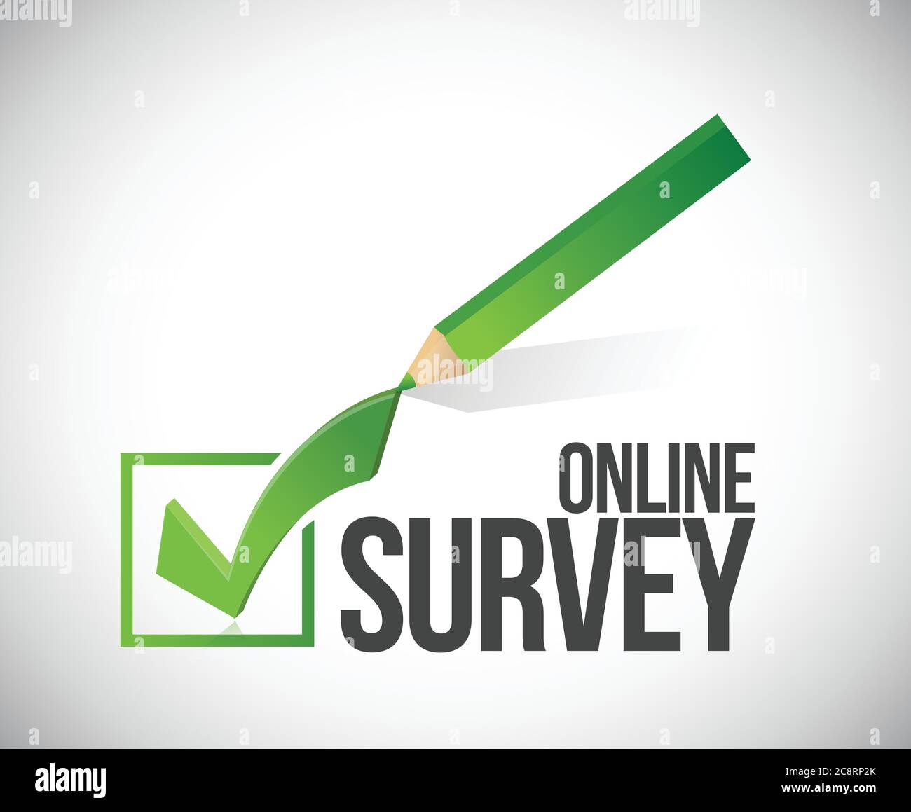Online survey check box illustration design over a white background ...