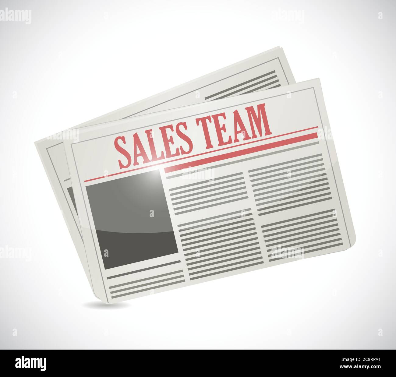 Daily newspaper sales Stock Vector Images - Alamy