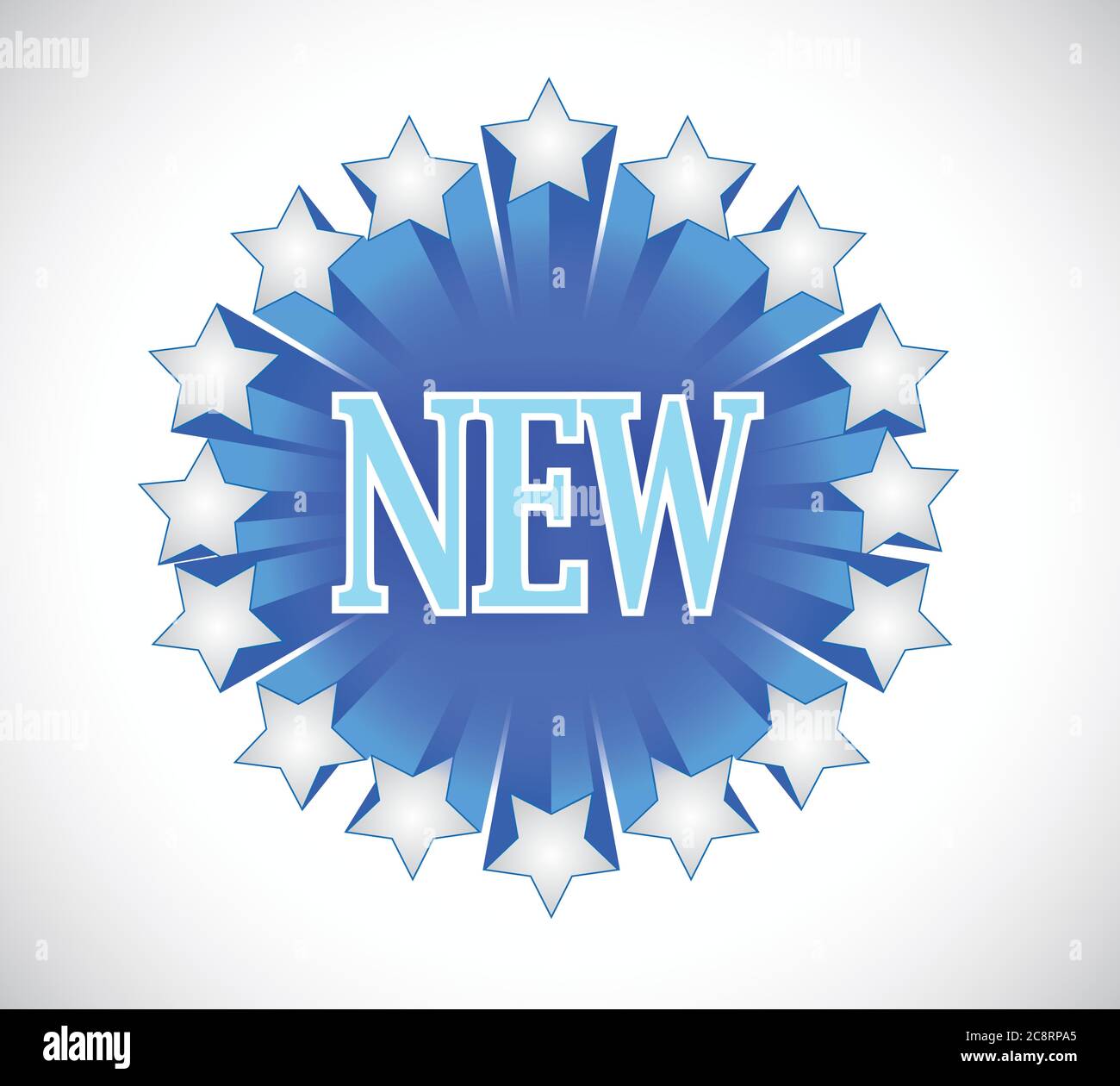 New star sign illustration design over a white background Stock Vector ...