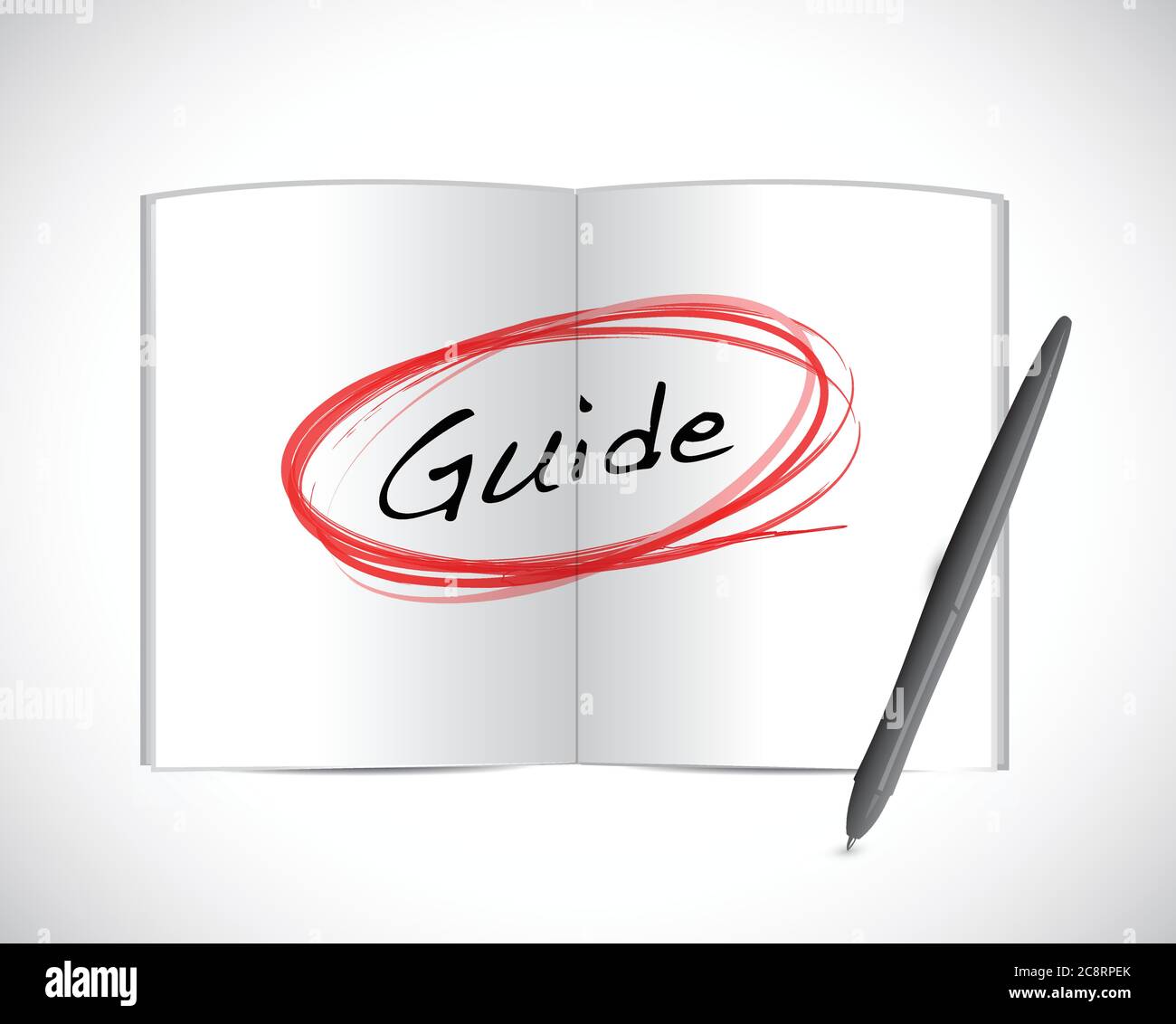 Guide leader not model not posed Stock Vector Images - Alamy