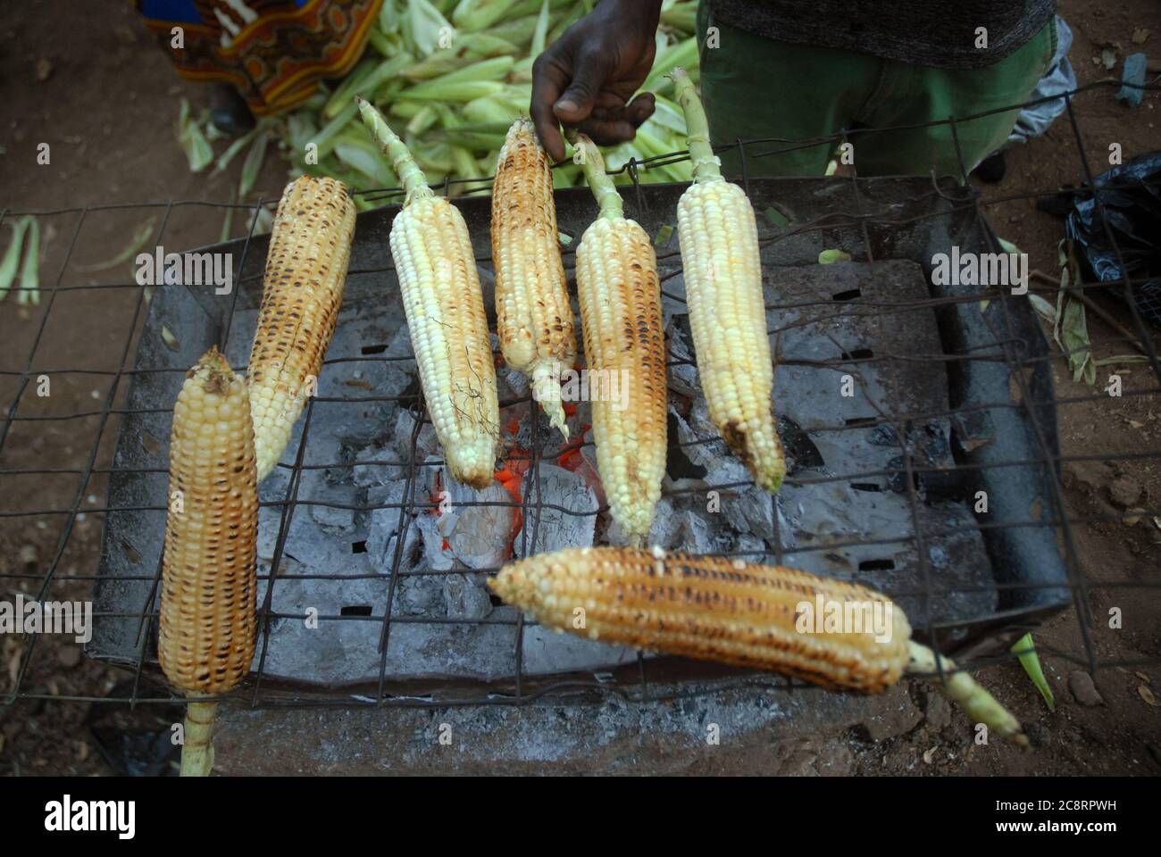 African selling maize hi-res stock photography and images - Alamy