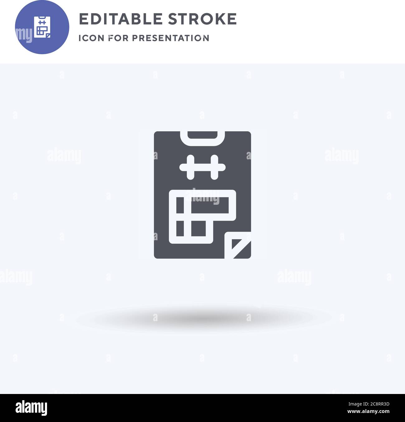 Training icon vector, filled flat sign, solid pictogram isolated on ...