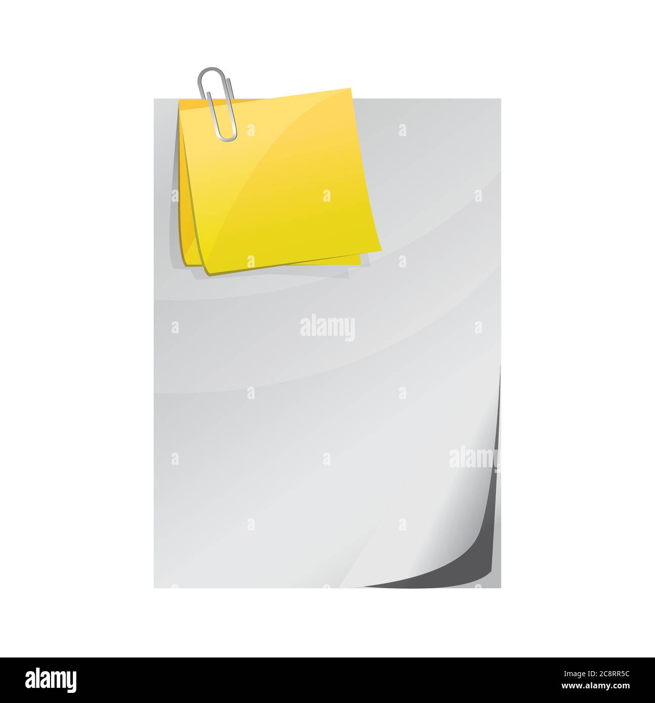 Post and paper illustration design over a white background Stock Vector ...