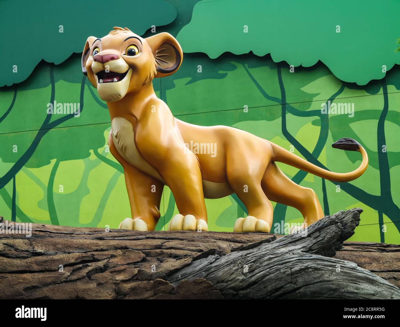 ORLANDO, FLORIDA – December 21st, 2015 – Simba from The Lion King at ...