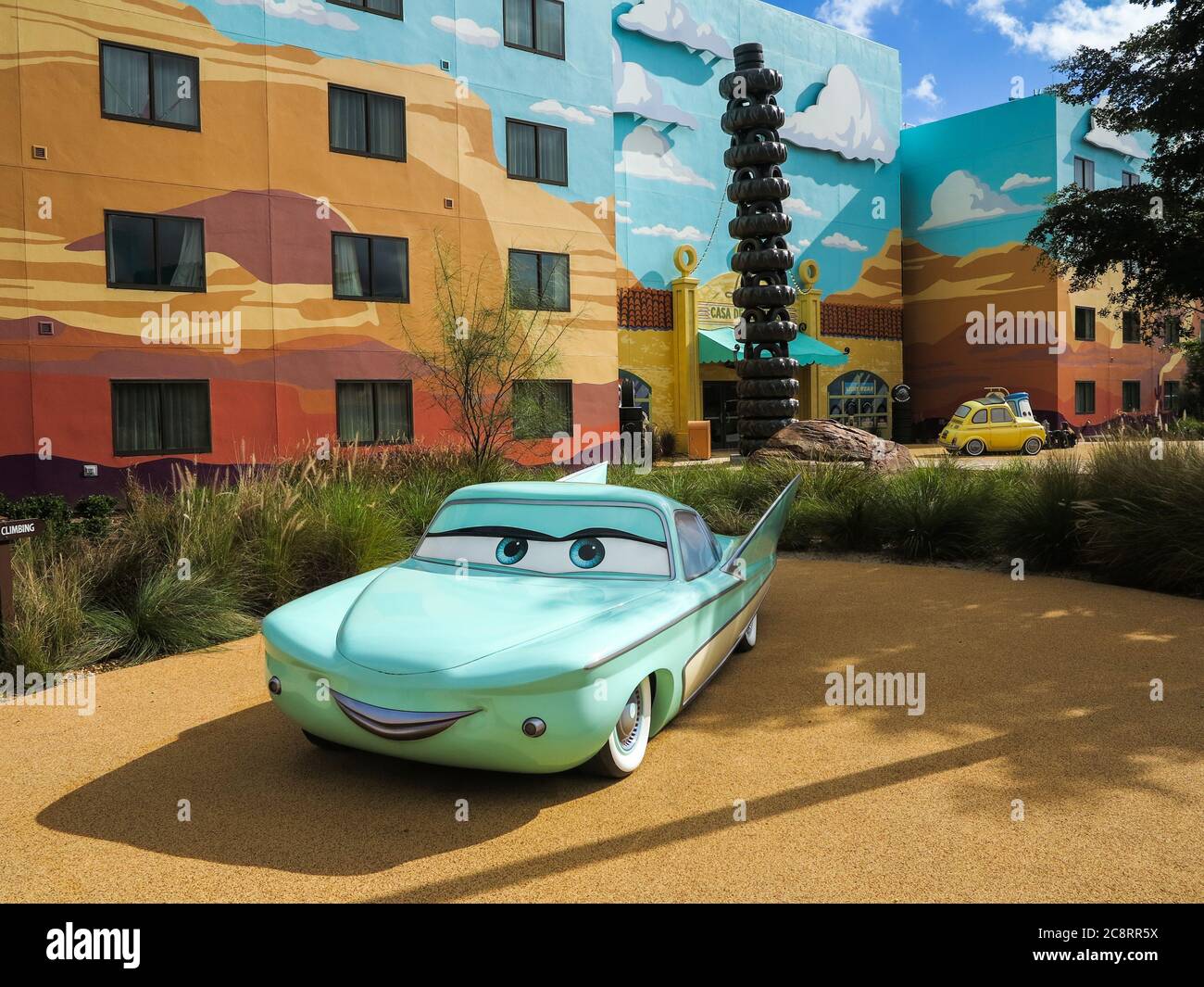 ORLANDO, FLORIDA – December 21st, 2015 – Flo from Cars at Disney's Art ...