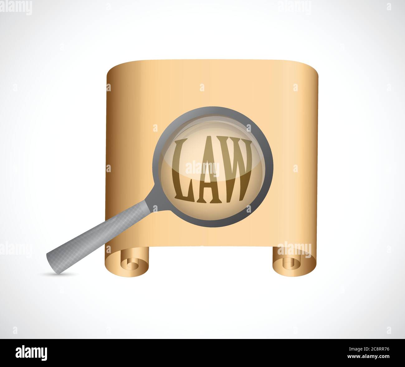 Law documents concept illustration design over a white background Stock ...