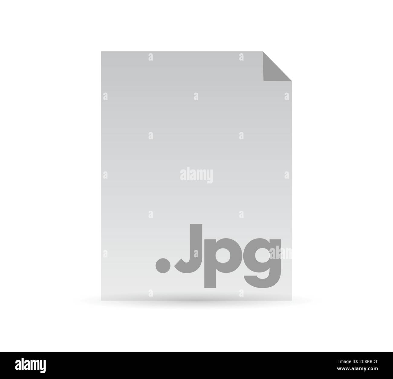 Jpg file document illustration design over a white background Stock ...