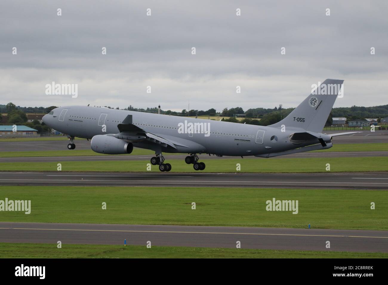 T-055, an Airbus A330MRTT operated by the Netherlands Air Force on ...