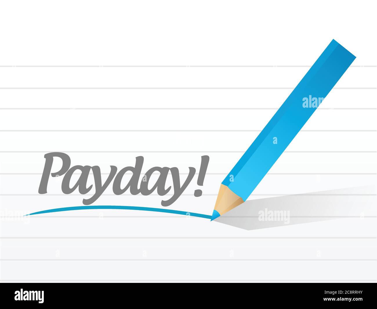 Payday message illustration design over a white background Stock Vector ...