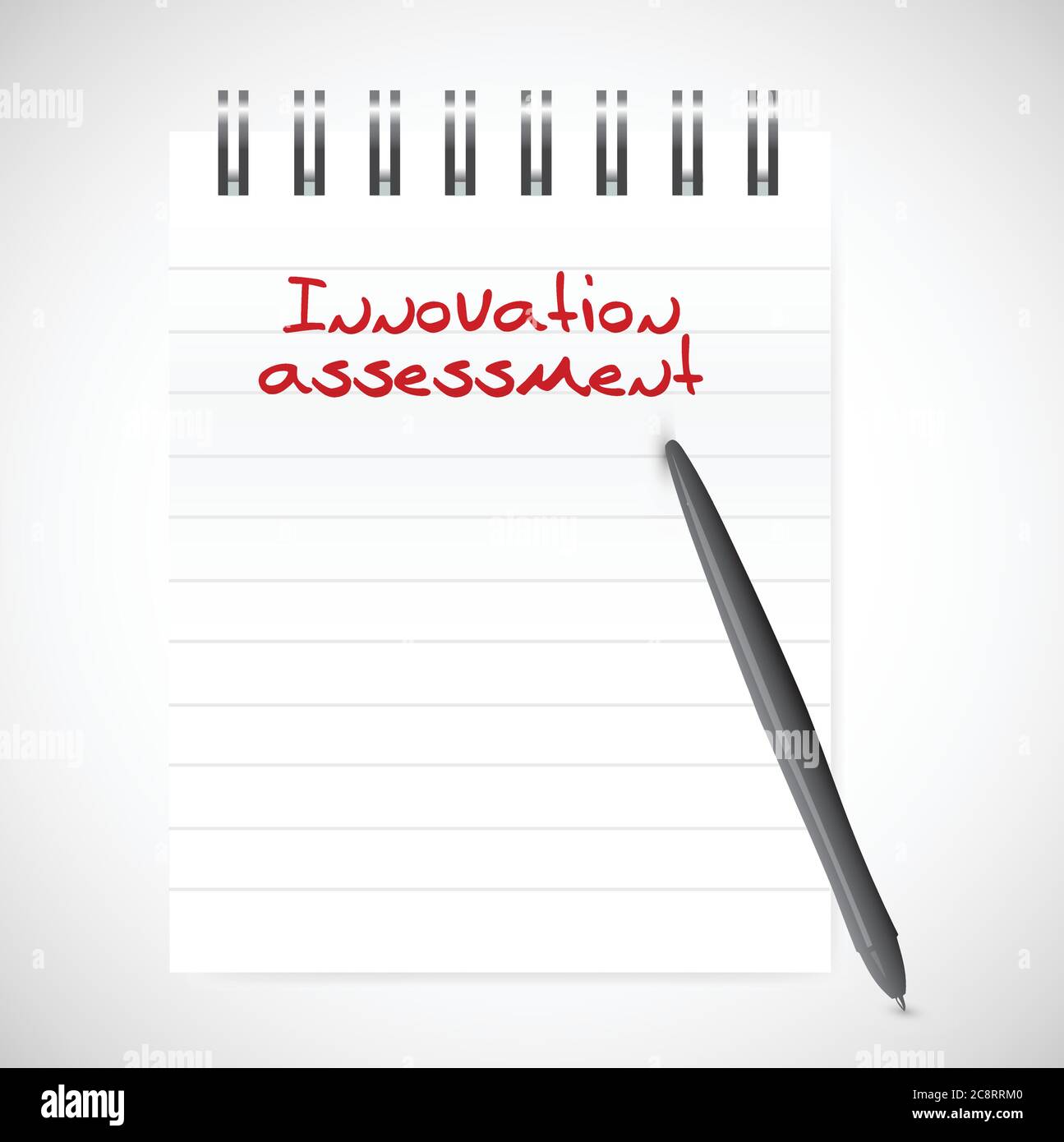 Blank notepad over school Stock Vector Images - Alamy