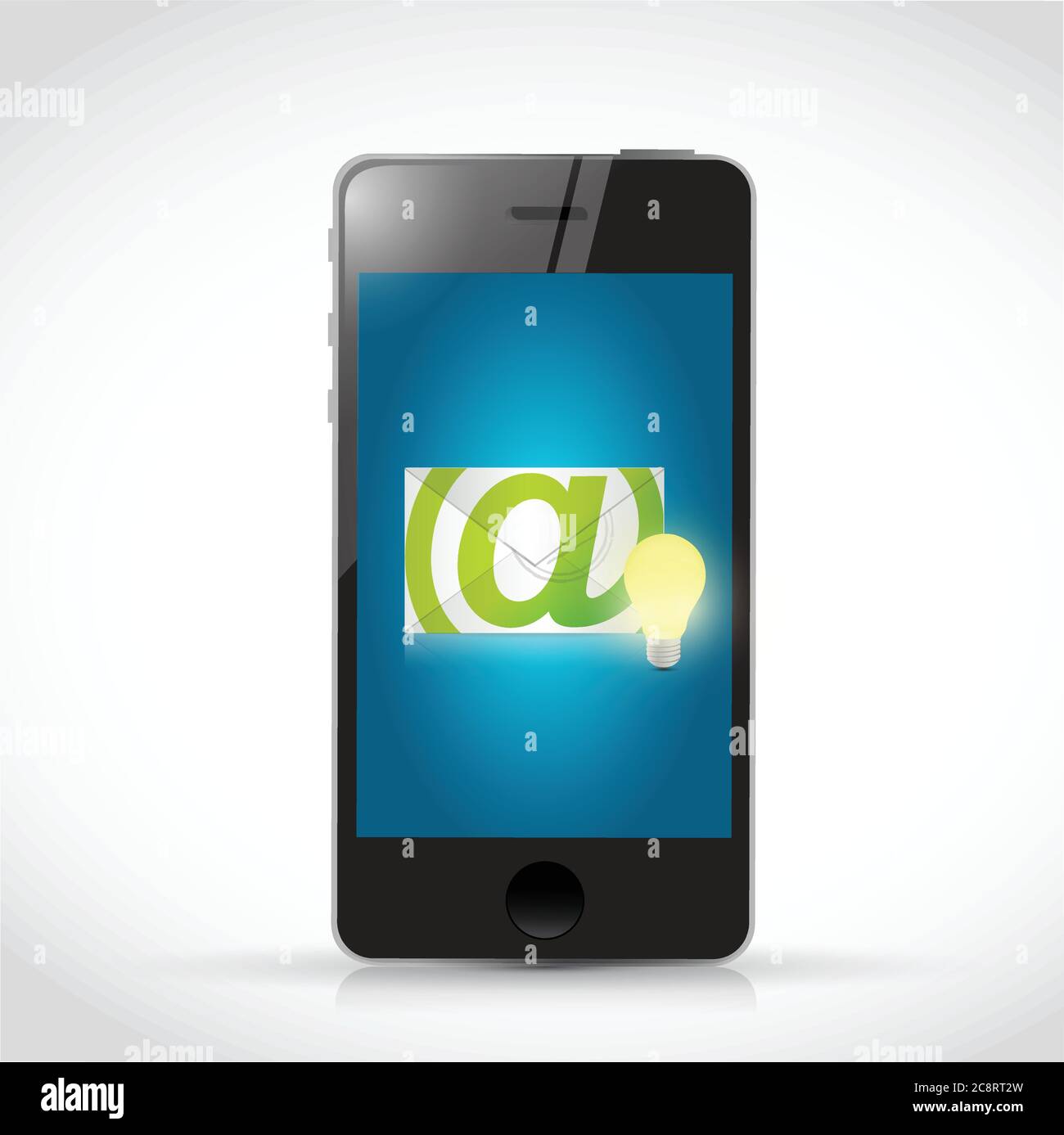 Envelope light bulb design hi-res stock photography and images - Alamy