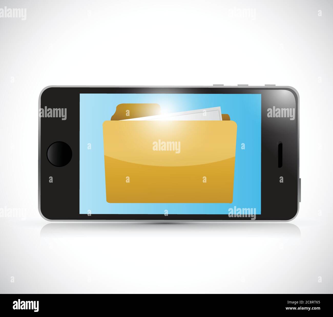 Hand over file Stock Vector Images - Alamy