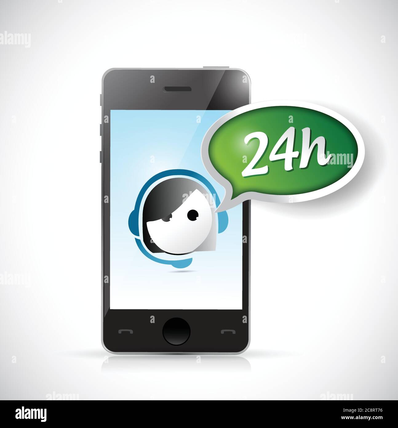 Call handling Stock Vector Images - Alamy