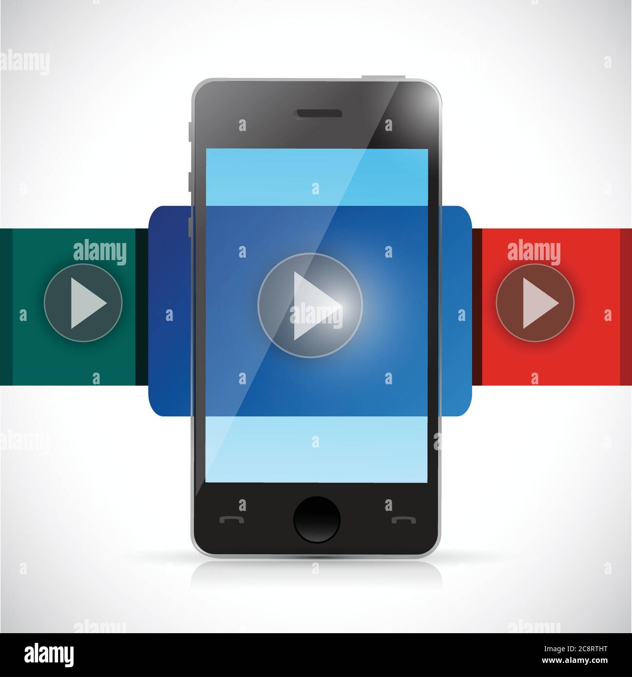 Video movil Stock Vector Images - Alamy