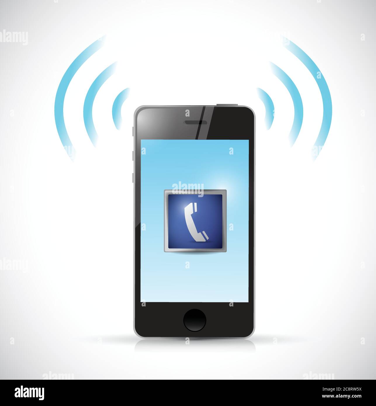 Touchscreen phone ringing hi-res stock photography and images - Alamy