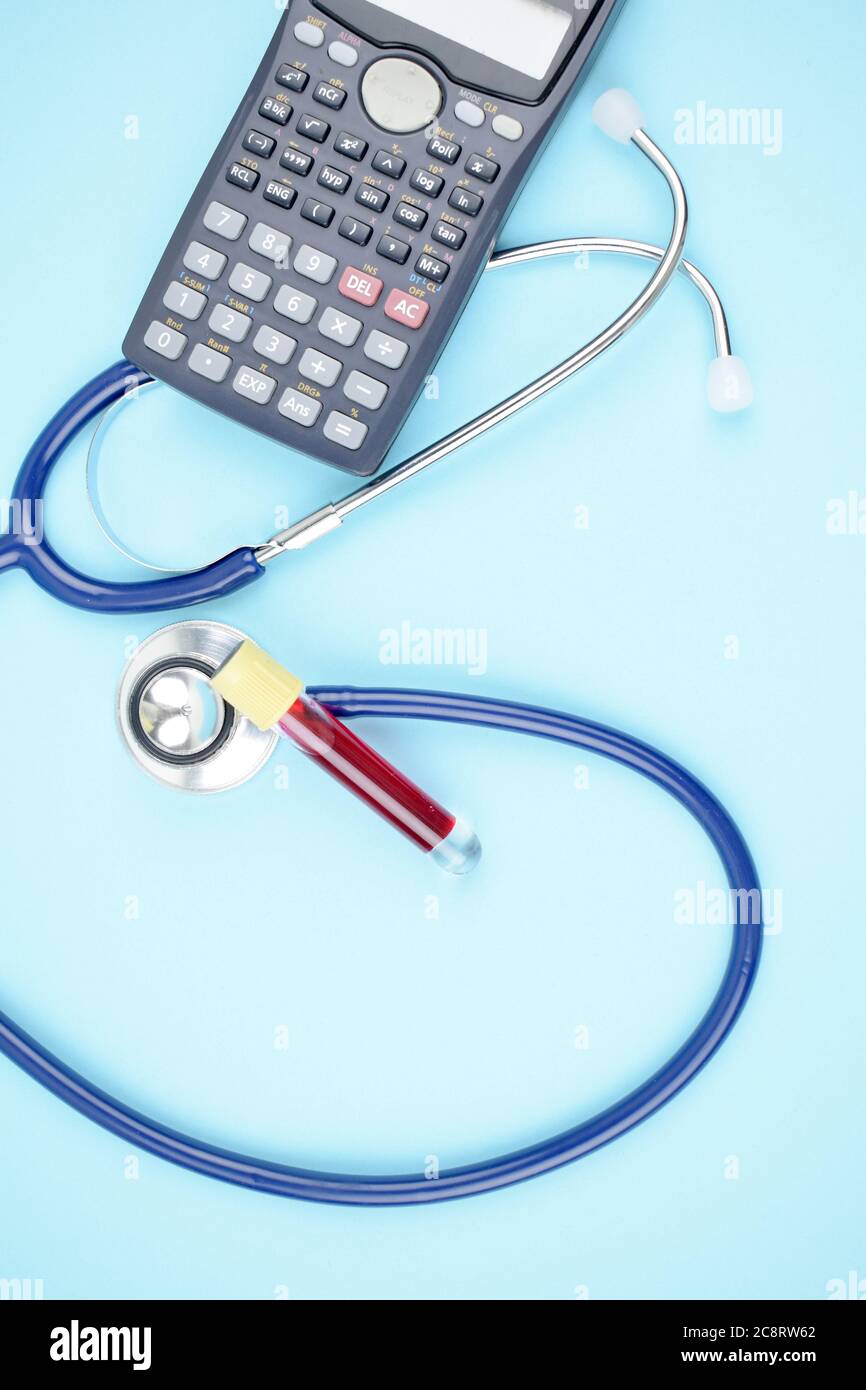 Coronavirus blood test in Laboratory test list medical form blood tubes ...