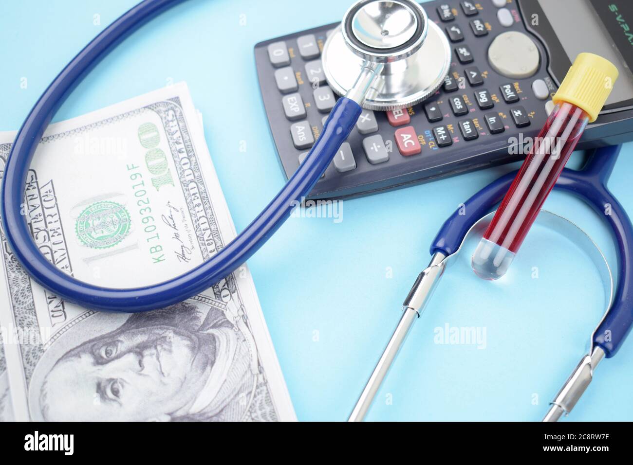 Coronavirus blood test in Laboratory test list medical form blood tubes ...