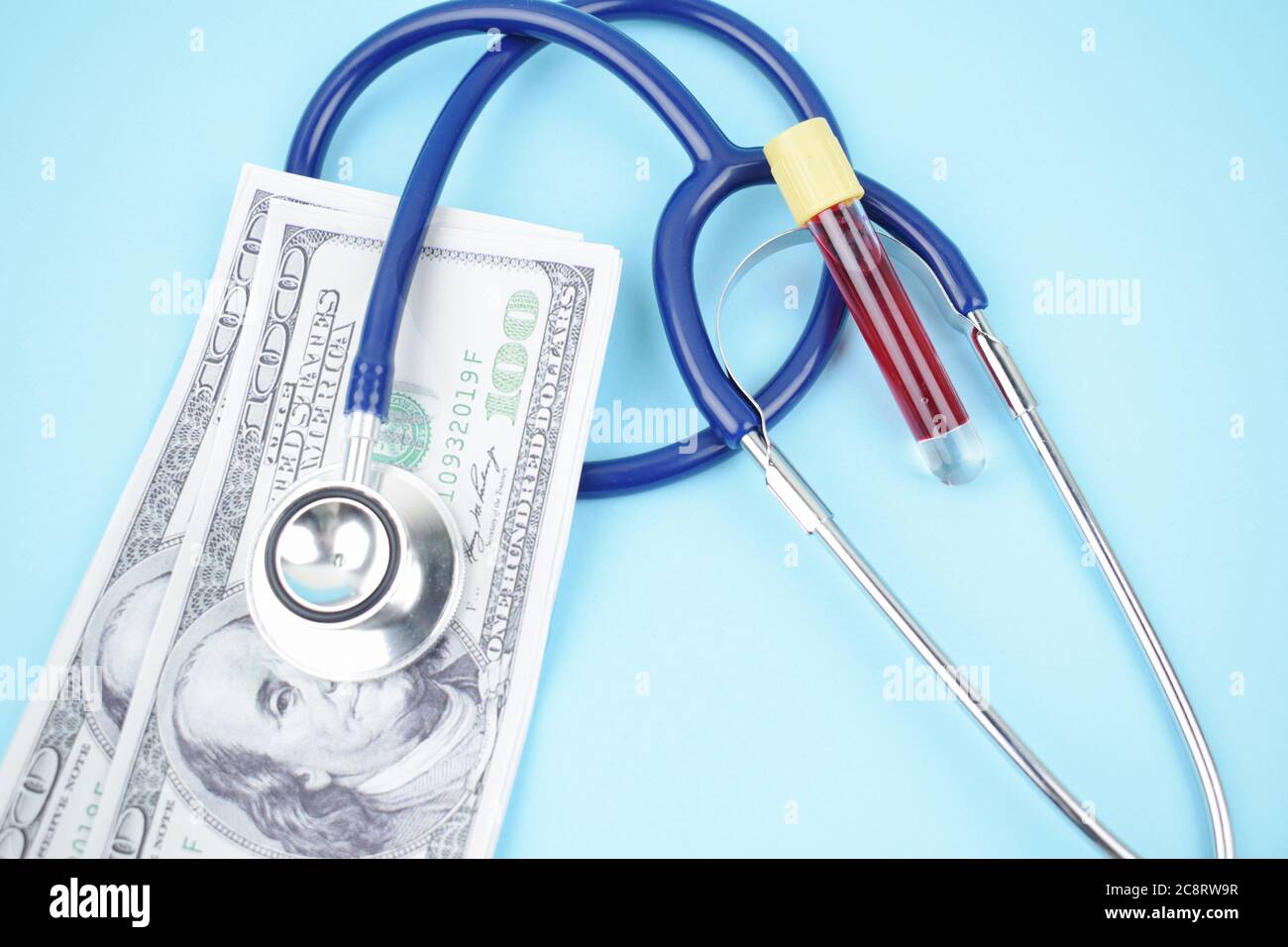 Coronavirus blood test in Laboratory test list medical form blood tubes ...