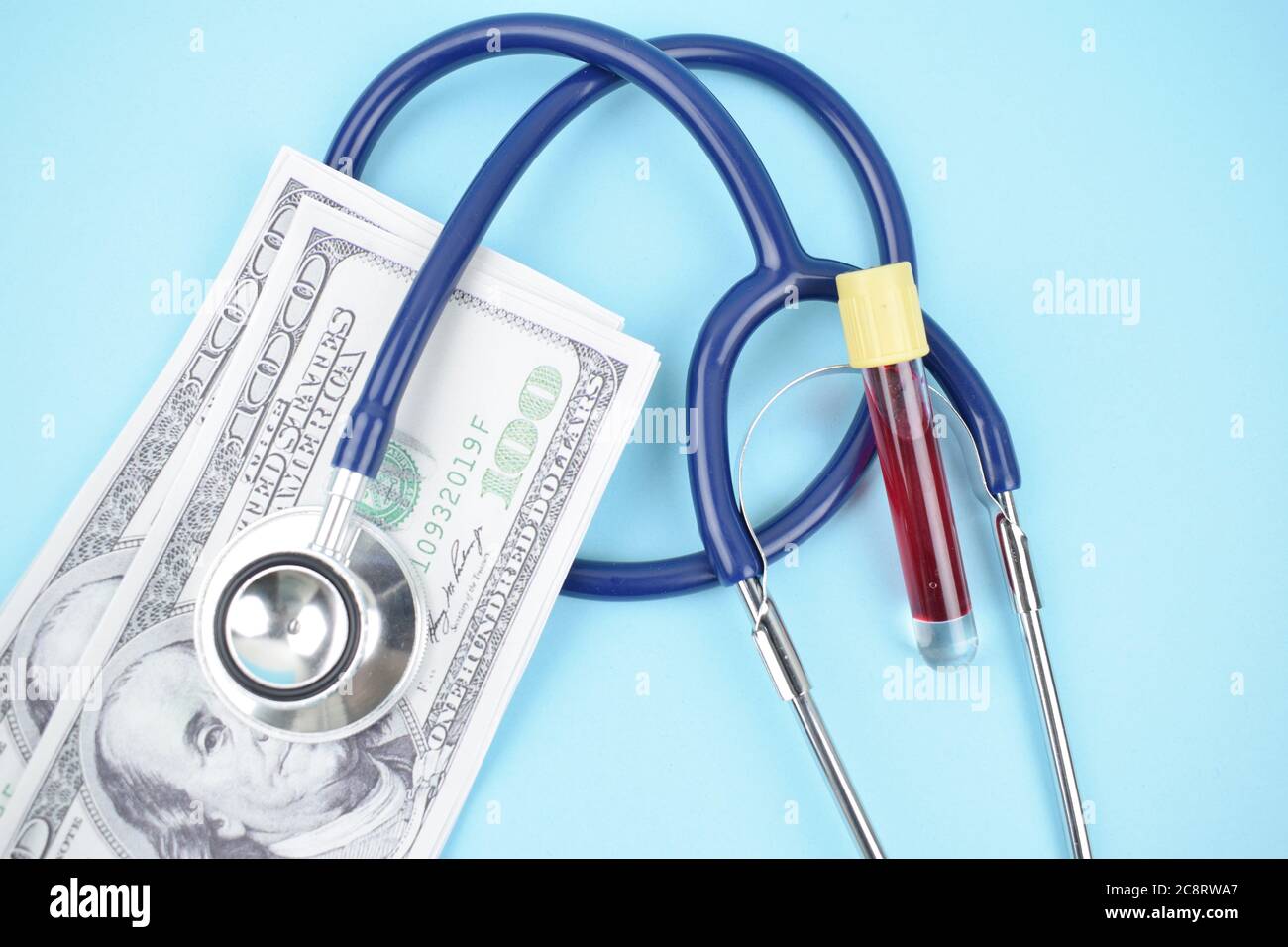 Coronavirus blood test in Laboratory test list medical form blood tubes ...