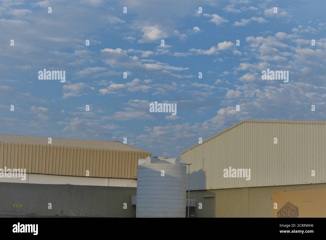 Industrial water tank In the factory Used for agriculture and ...