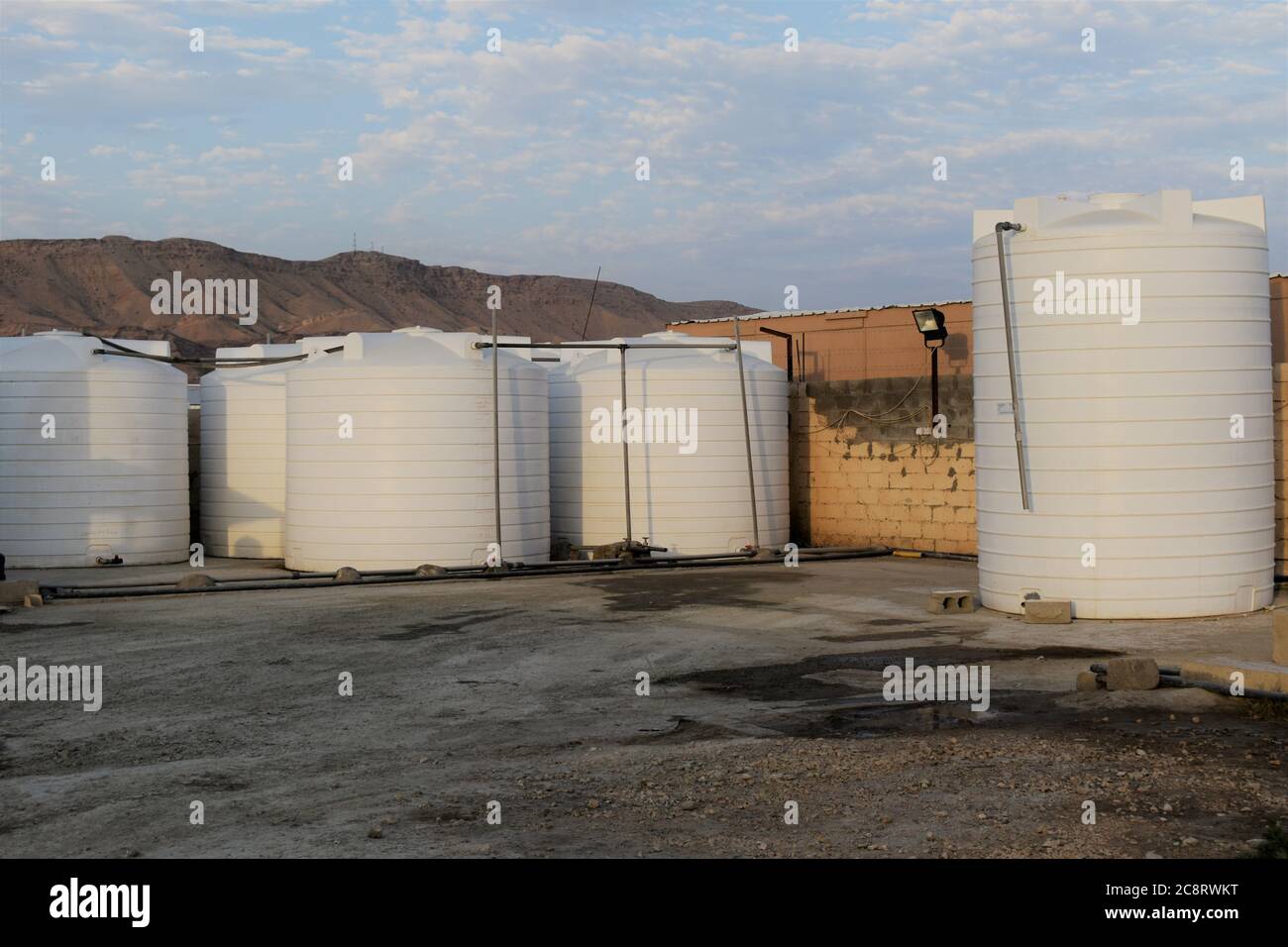 Industrial water tank In the factory Used for agriculture and ...
