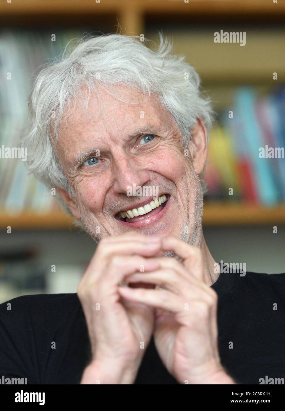 Hamburg, Germany. 20th June, 2020. Actor Mathieu Carriere is sitting in ...