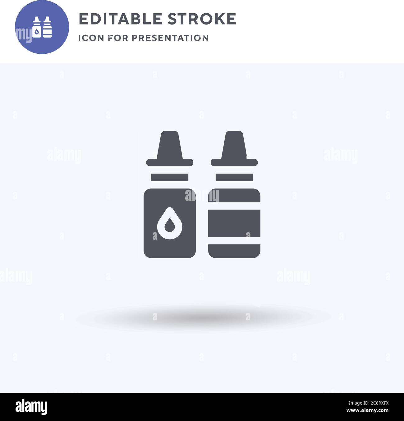 Eye Dropper icon vector, filled flat sign, solid pictogram isolated on ...