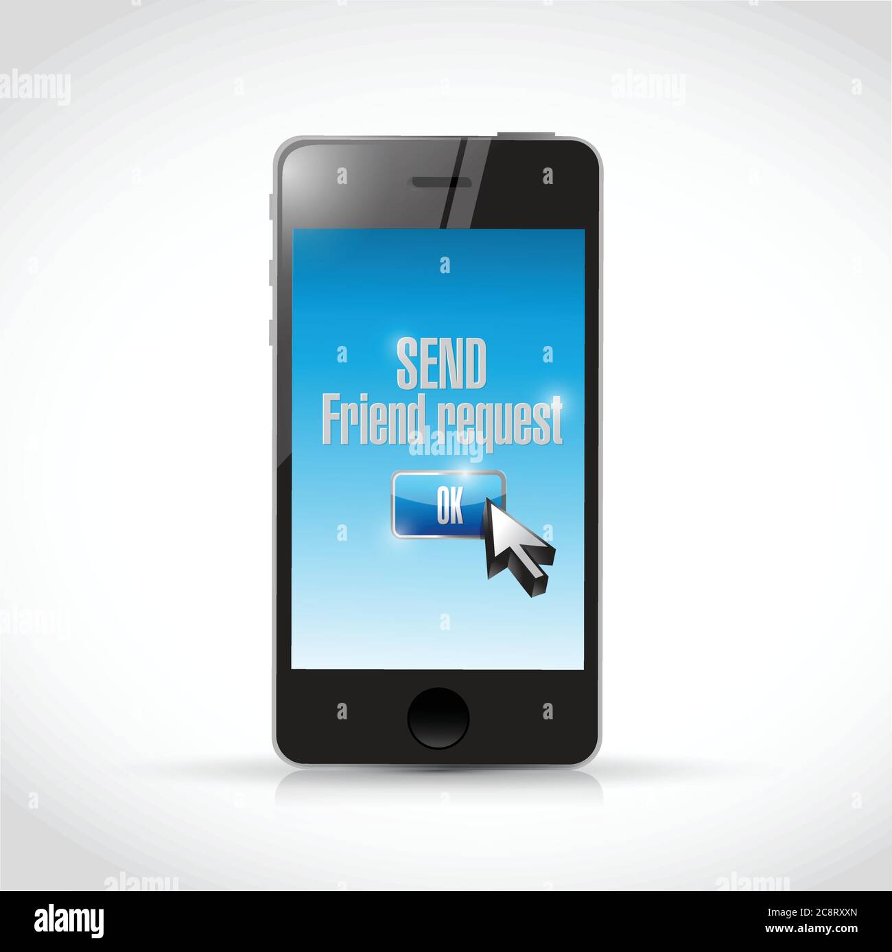 Friend request hi-res stock photography and images - Alamy