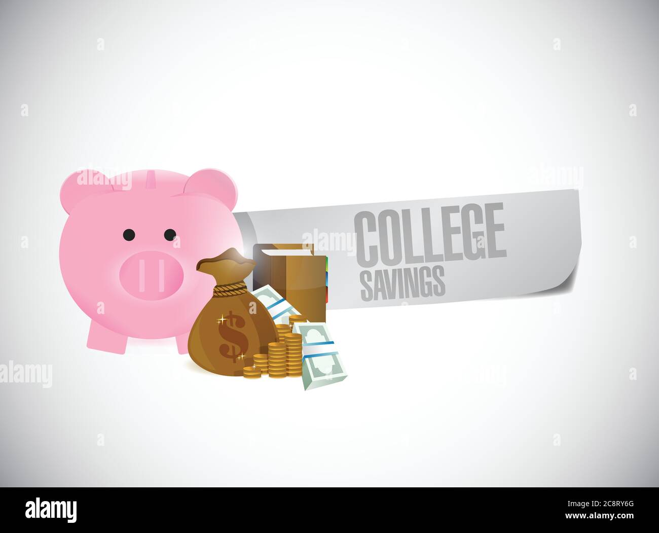 Paying for college Stock Vector Images - Alamy