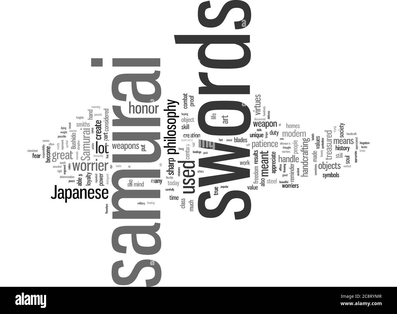 Samurai Swords Black and White Stock Photos & Images - Alamy
