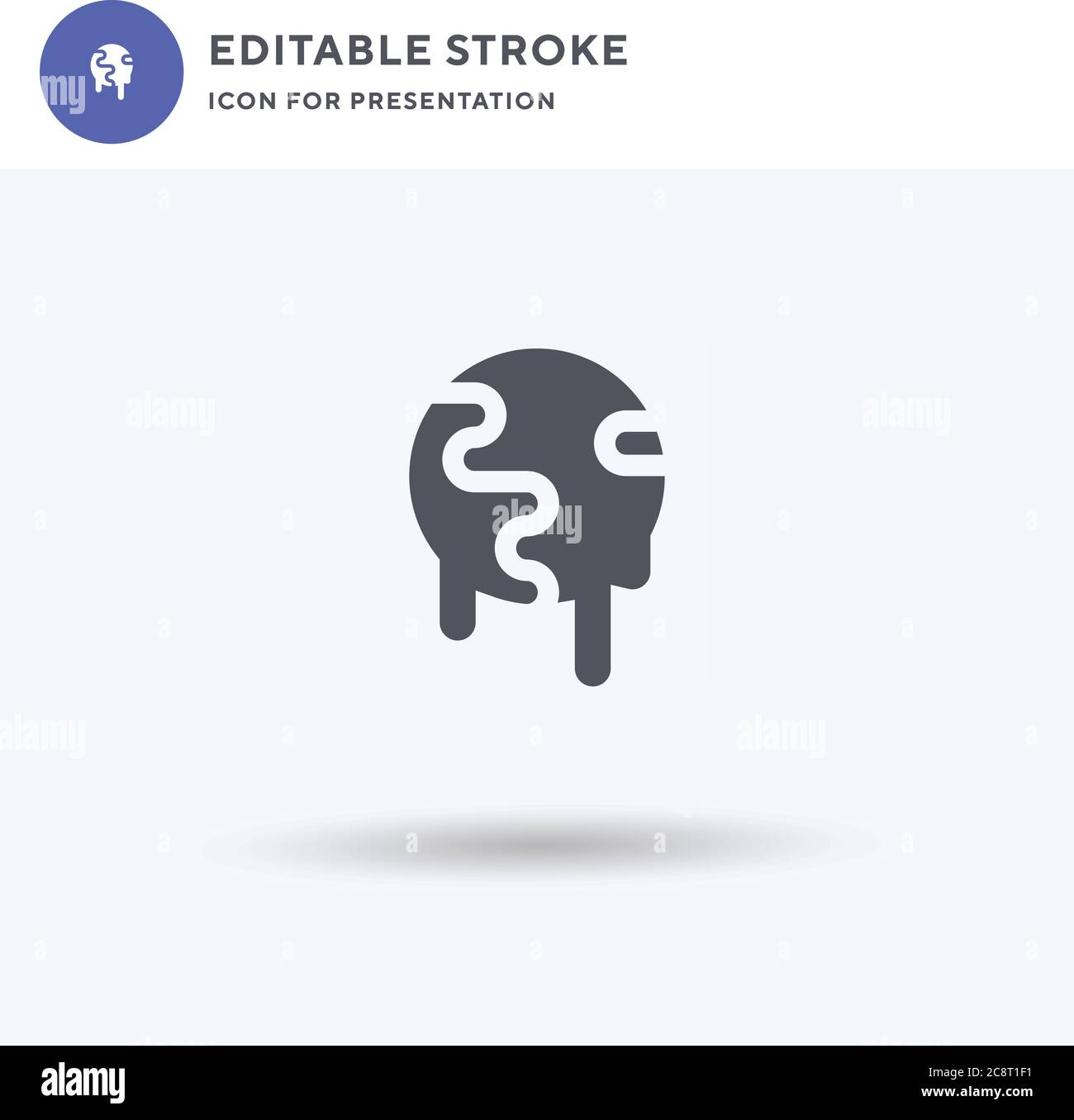 Melting icon vector, filled flat sign, solid pictogram isolated on ...