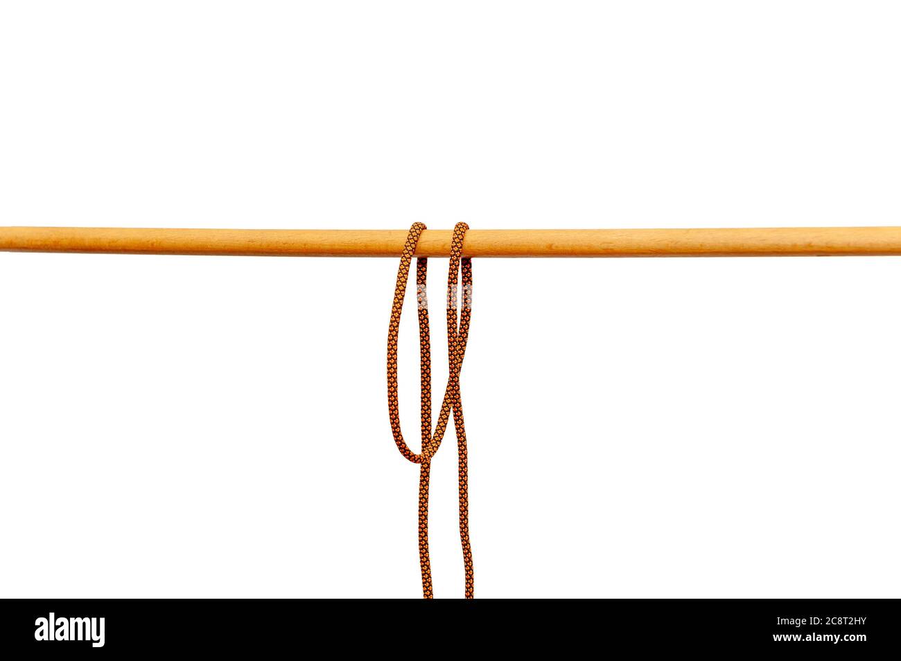 Rope around a pole Cut Out Stock Images & Pictures - Alamy