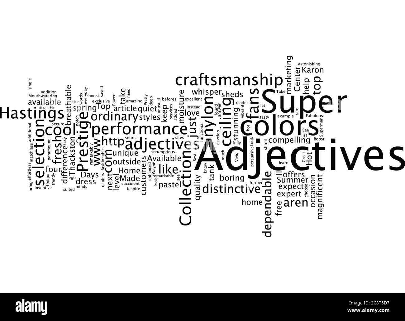 Adjectives Black and White Stock Photos & Images - Alamy
