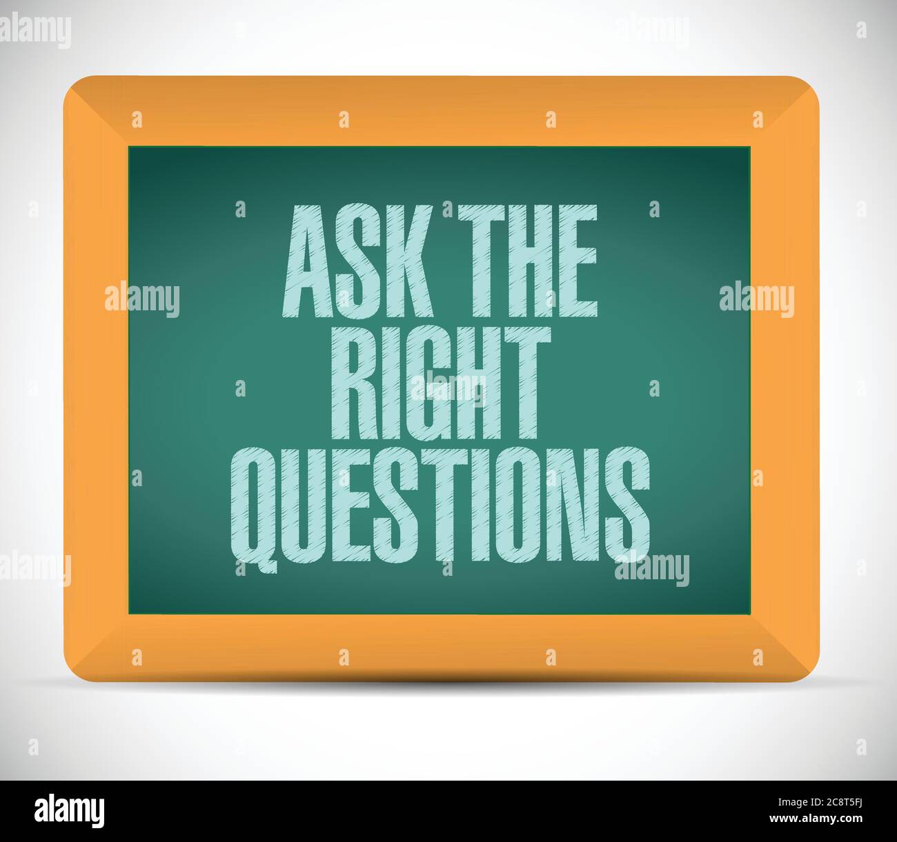 Ask the right questions Stock Vector Images - Alamy