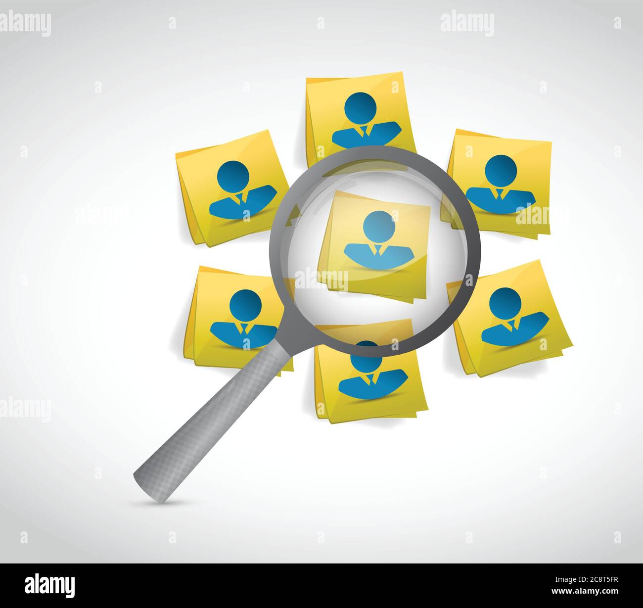 Headhunting background Stock Vector Images - Alamy