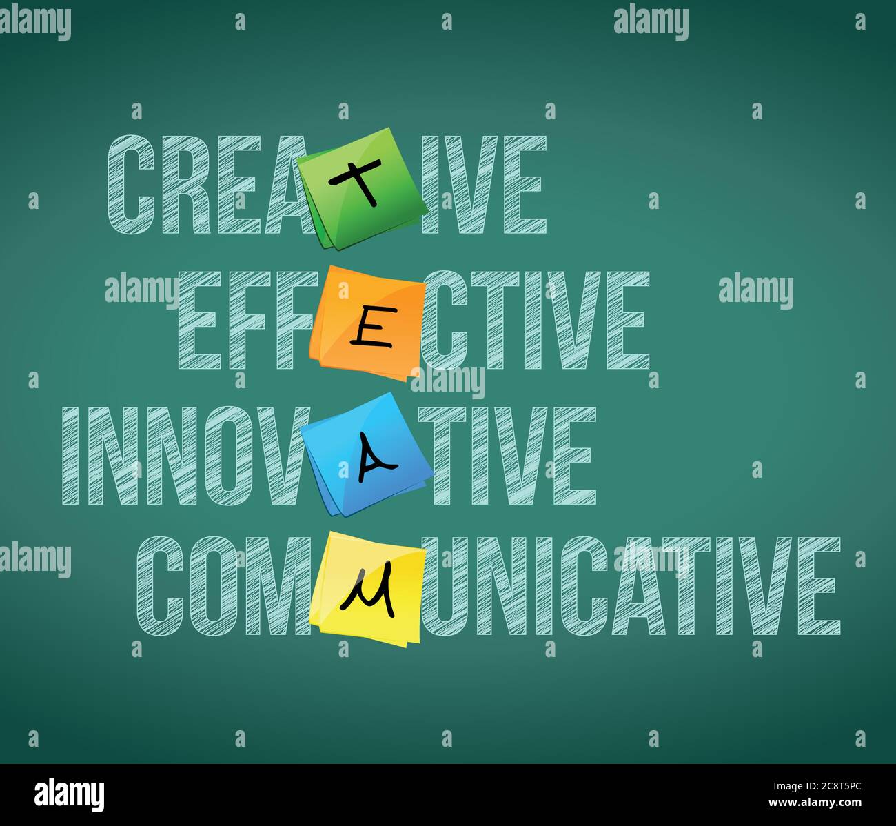 Team education words illustration design over a white background Stock ...