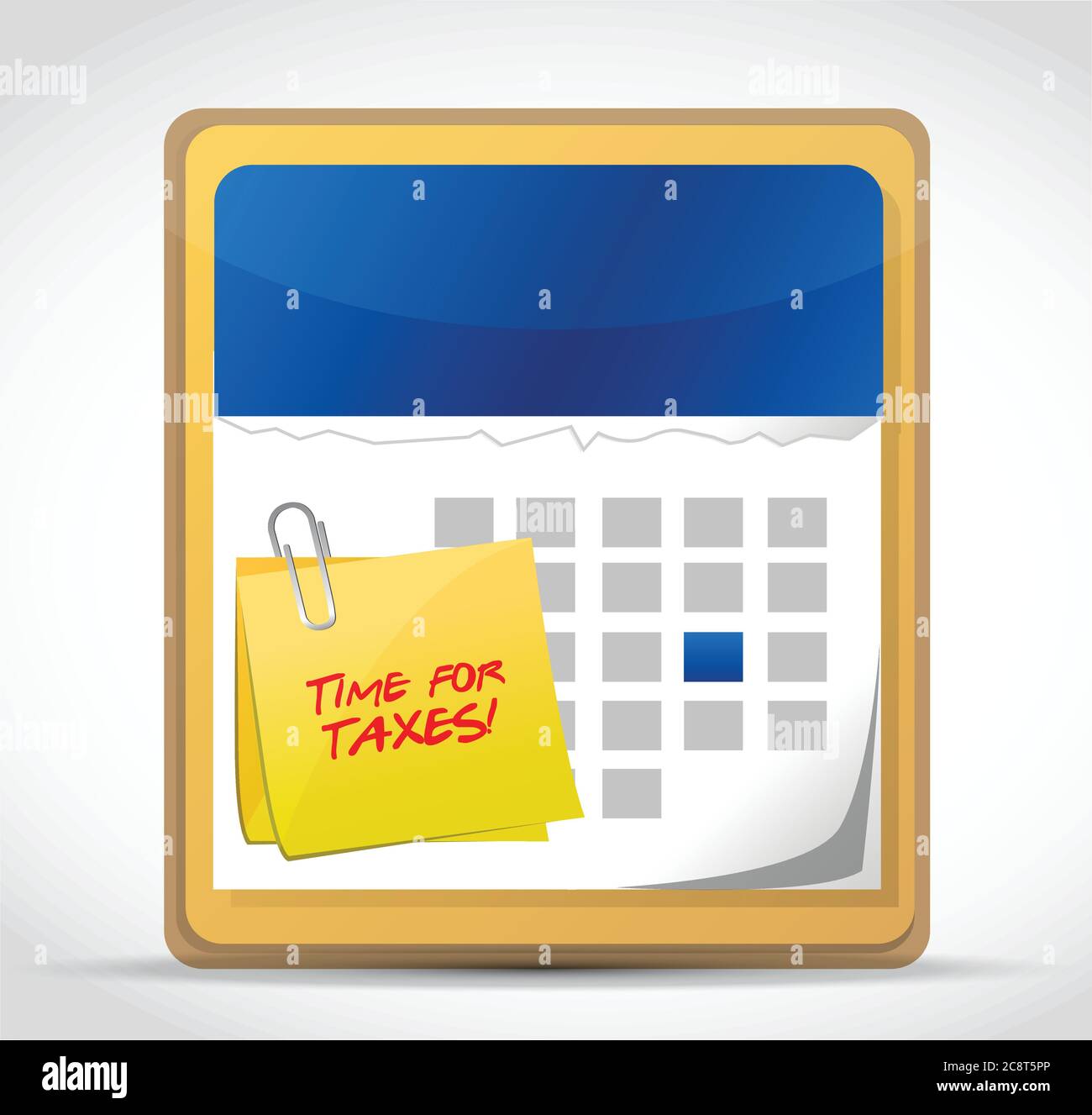 Calendar of accountant Stock Vector Images - Alamy