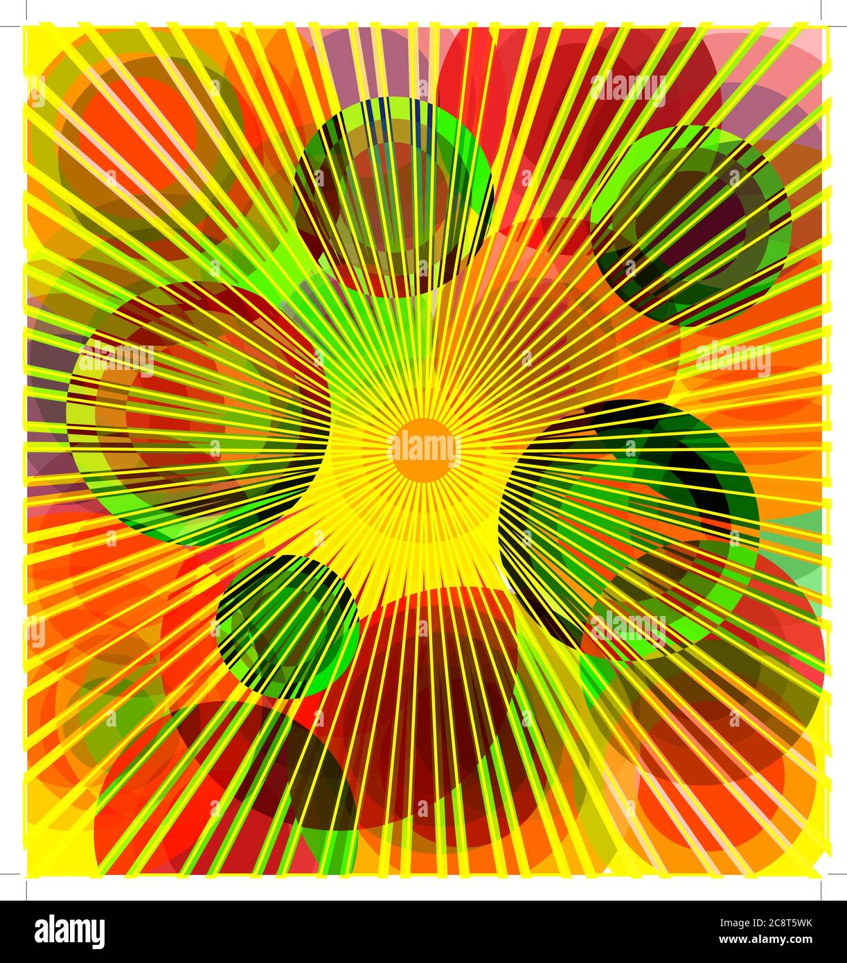 vector illustration of an abstract sunny background Stock Vector Image ...